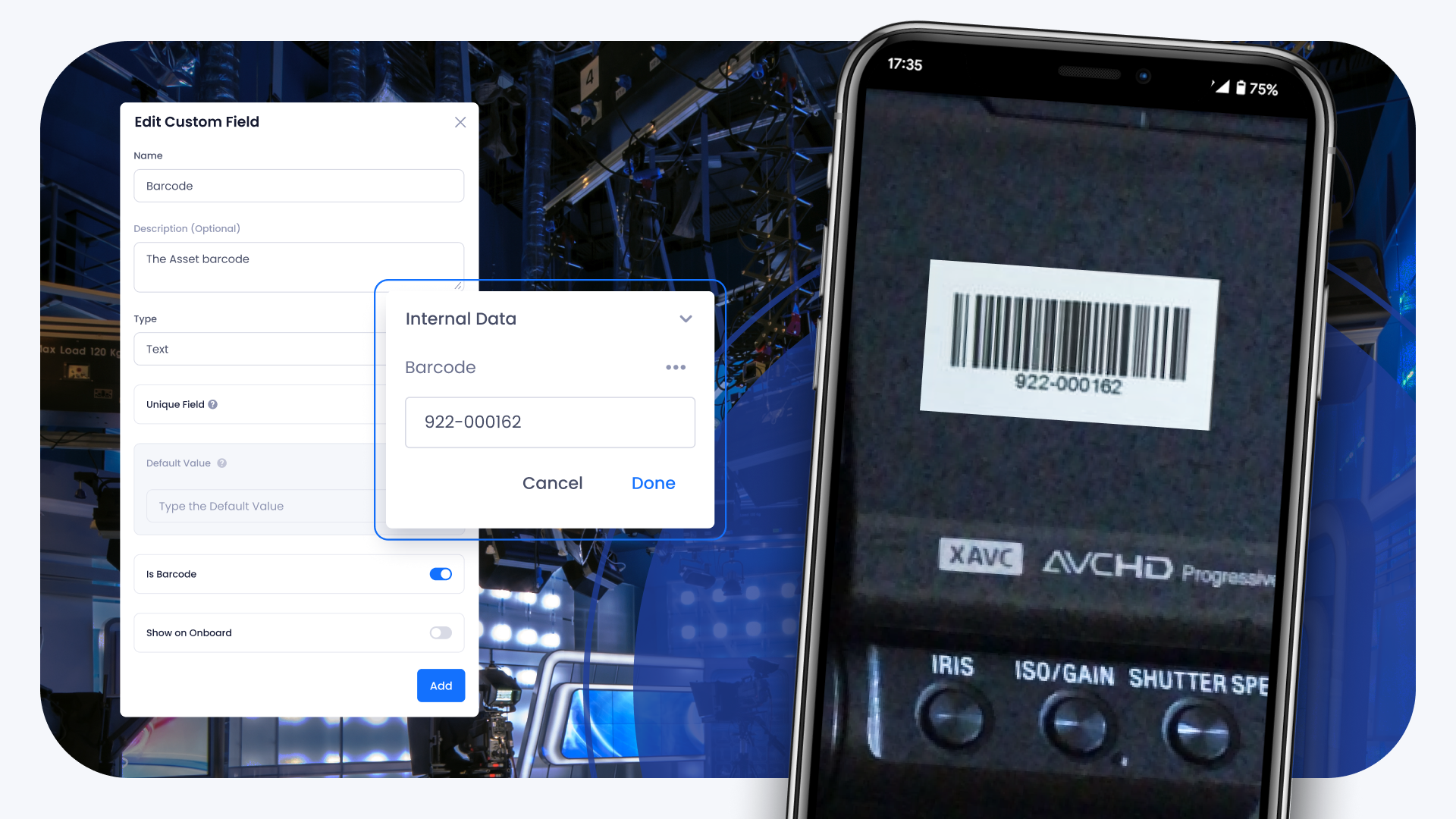 Assigning Barcode Values To Your Assets
